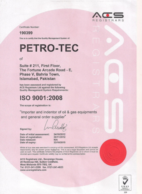 Petrotec | The Oilfield Supplier, YOU and TRUST